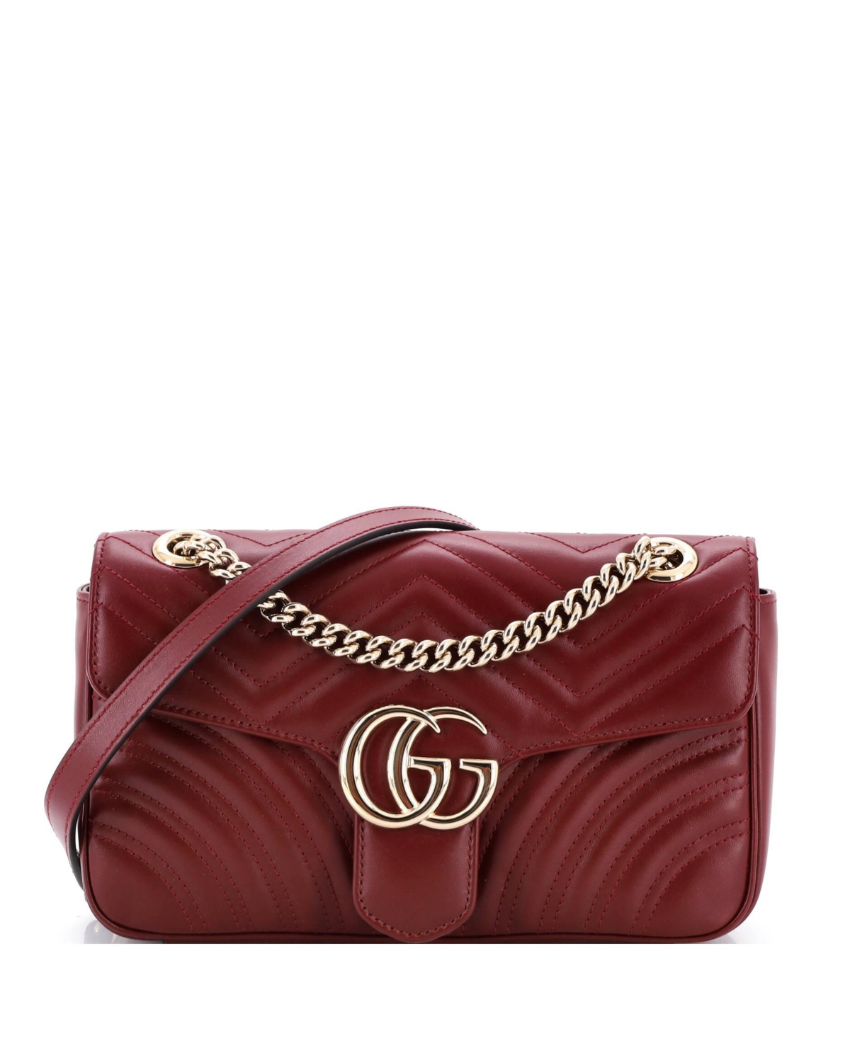 Click here for Pre-Owned Gucci Medium Gg Marmont Flap Bag Matelas... prices