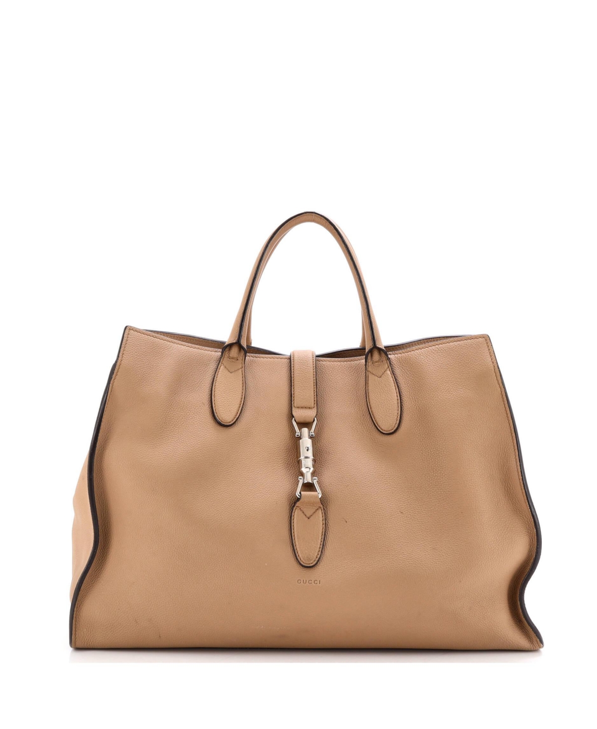 Click here for Pre-Owned Gucci Large Jackie Soft Tote Leather - N... prices