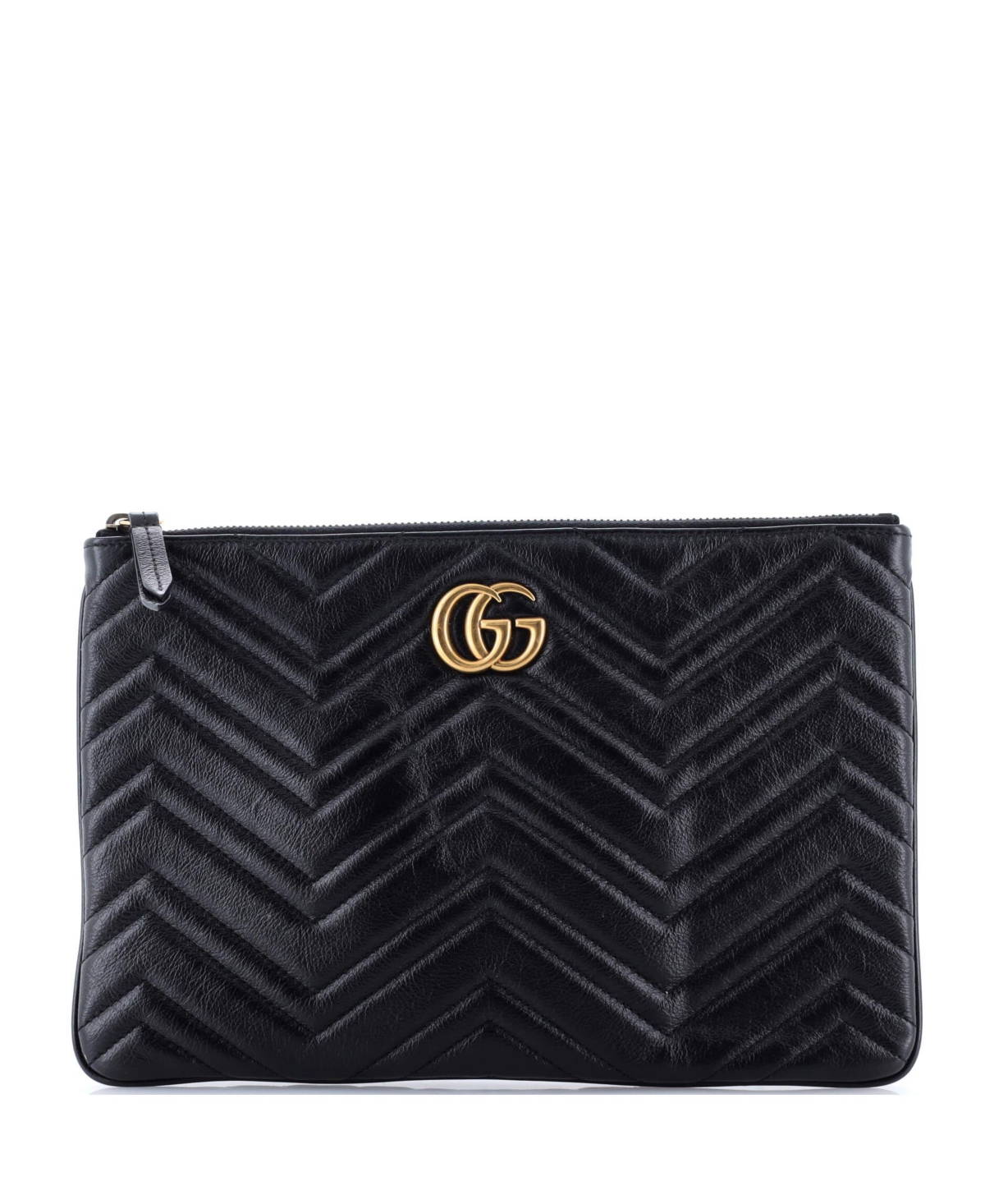 Click here for Pre-Owned Gucci Gg Marmont Clutch Matelasse Leathe... prices