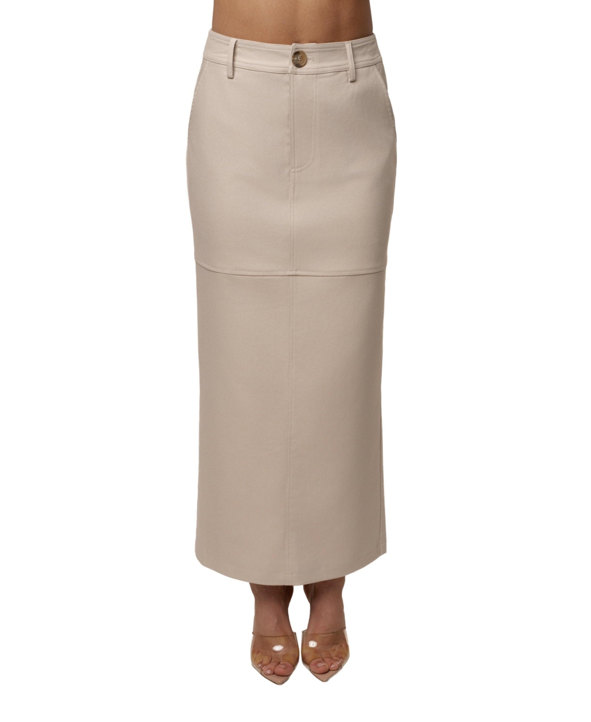 Click here for Jluxlabel Womens In Focus Skirt - Beige prices