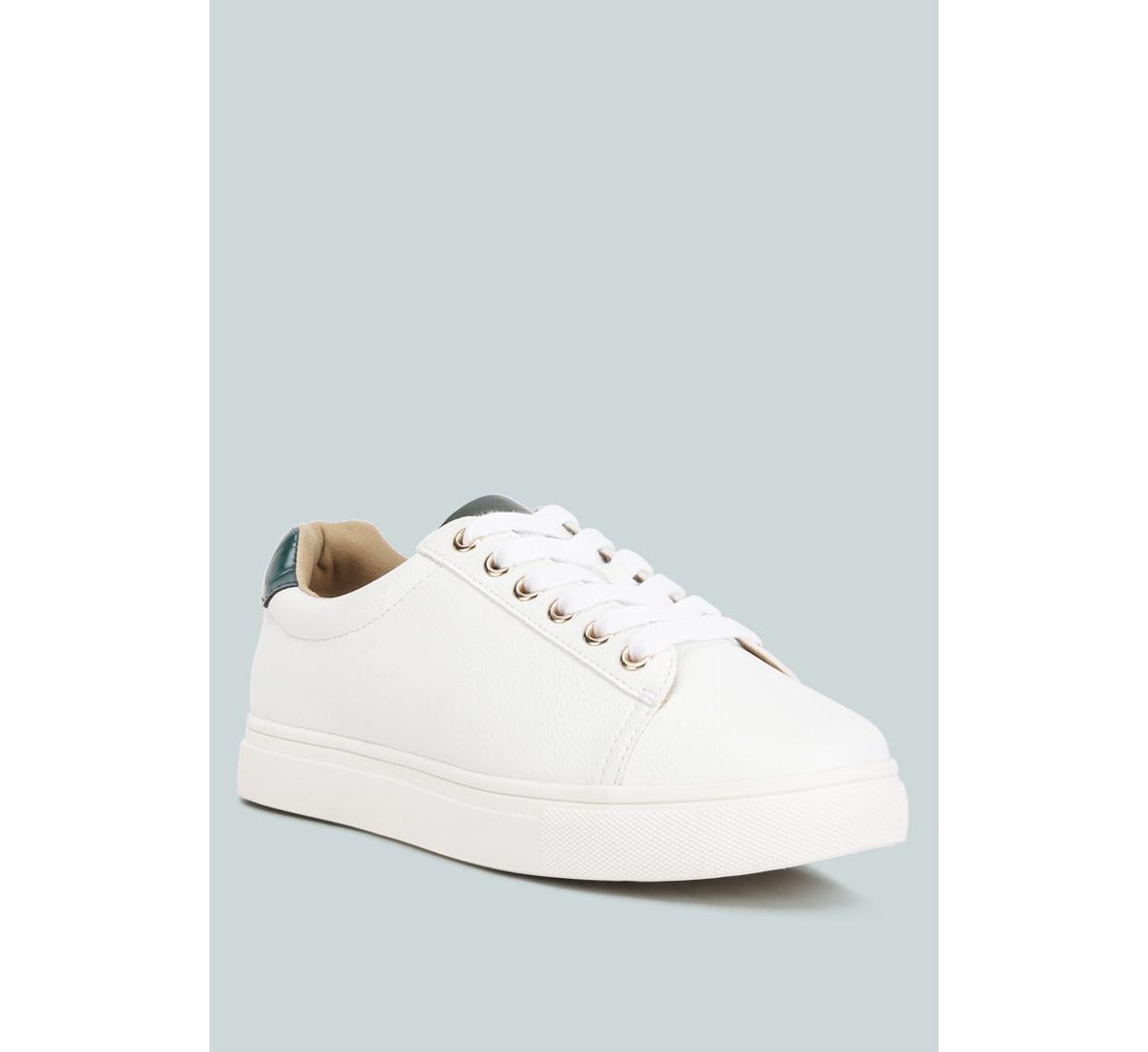 Click here for London Rag Womens Colette Croc Back Panel Sneakers... prices