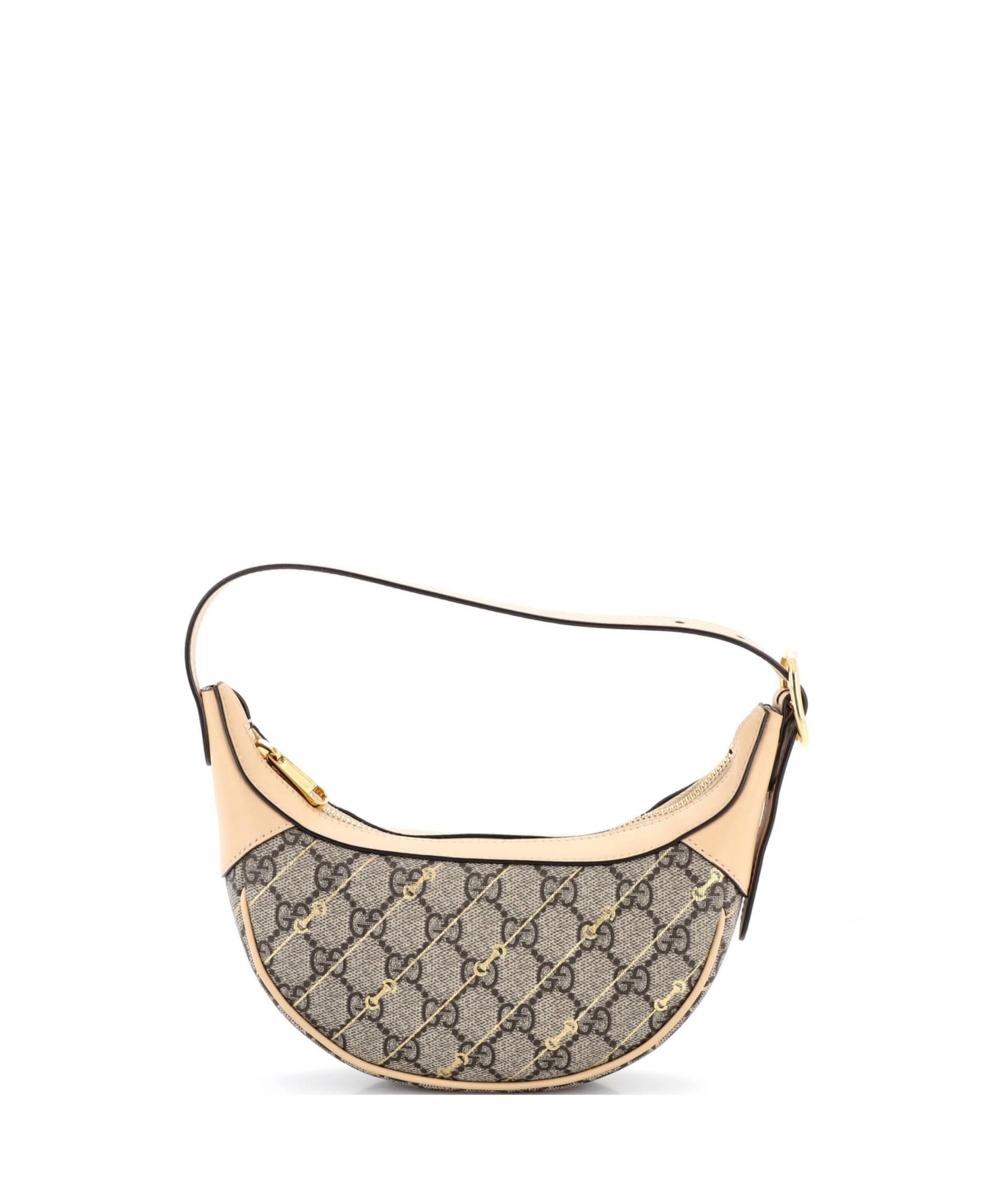 Click here for Pre-Owned Gucci Mini Ophidia Half Moon Bag Print G... prices
