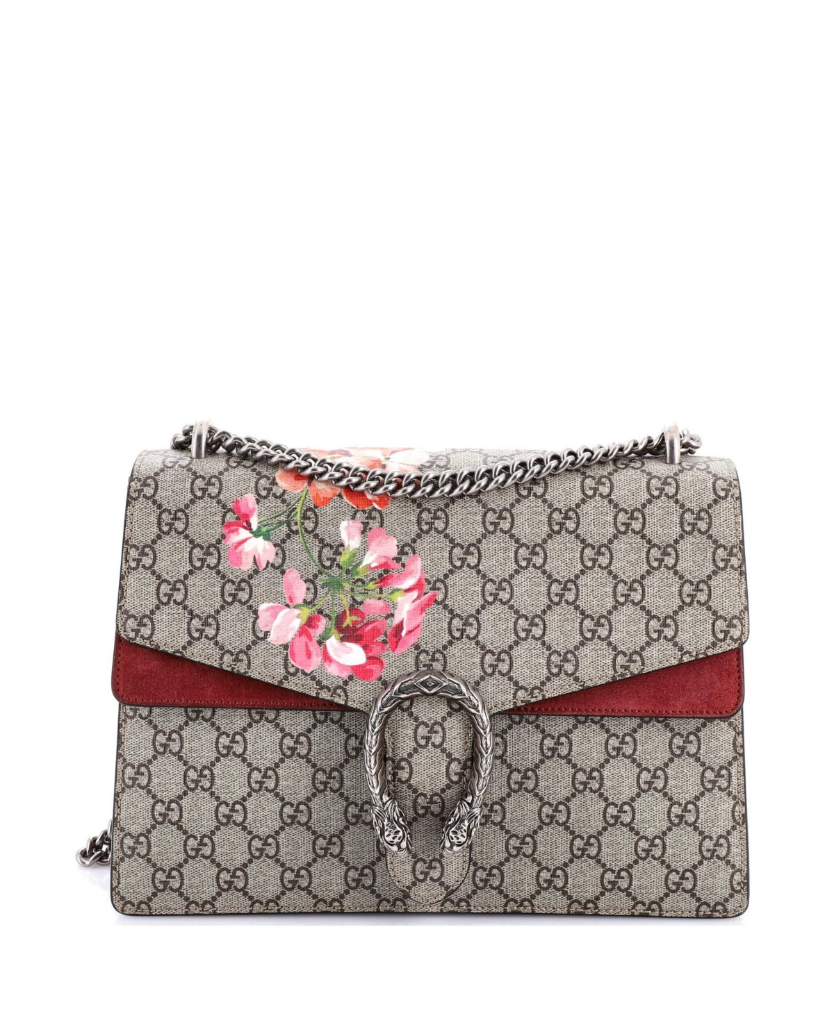 Click here for Pre-Owned Gucci Medium Dionysus Bag Blooms Print G... prices