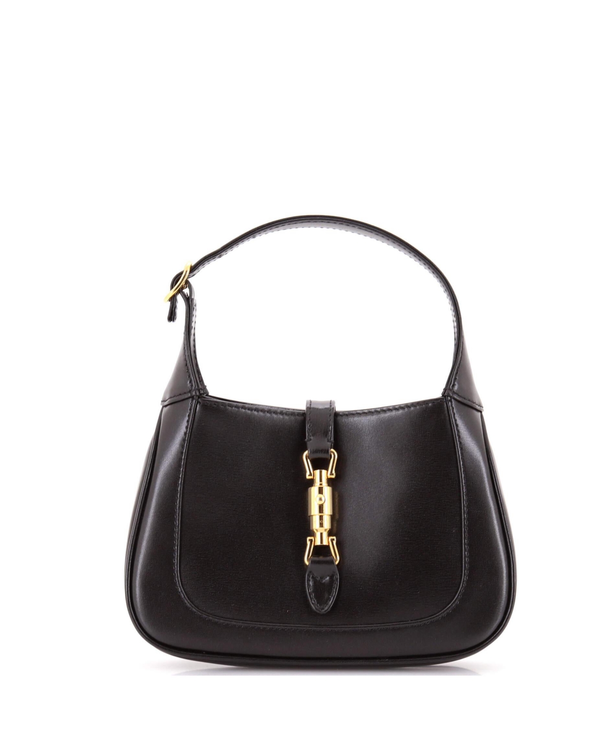 Click here for Pre-Owned Gucci Mini Jackie 1961 Hobo Leather - Bl... prices