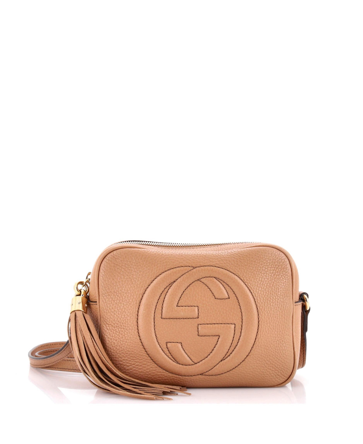 Click here for Pre-Owned Gucci Small Soho Disco Crossbody Bag Lea... prices