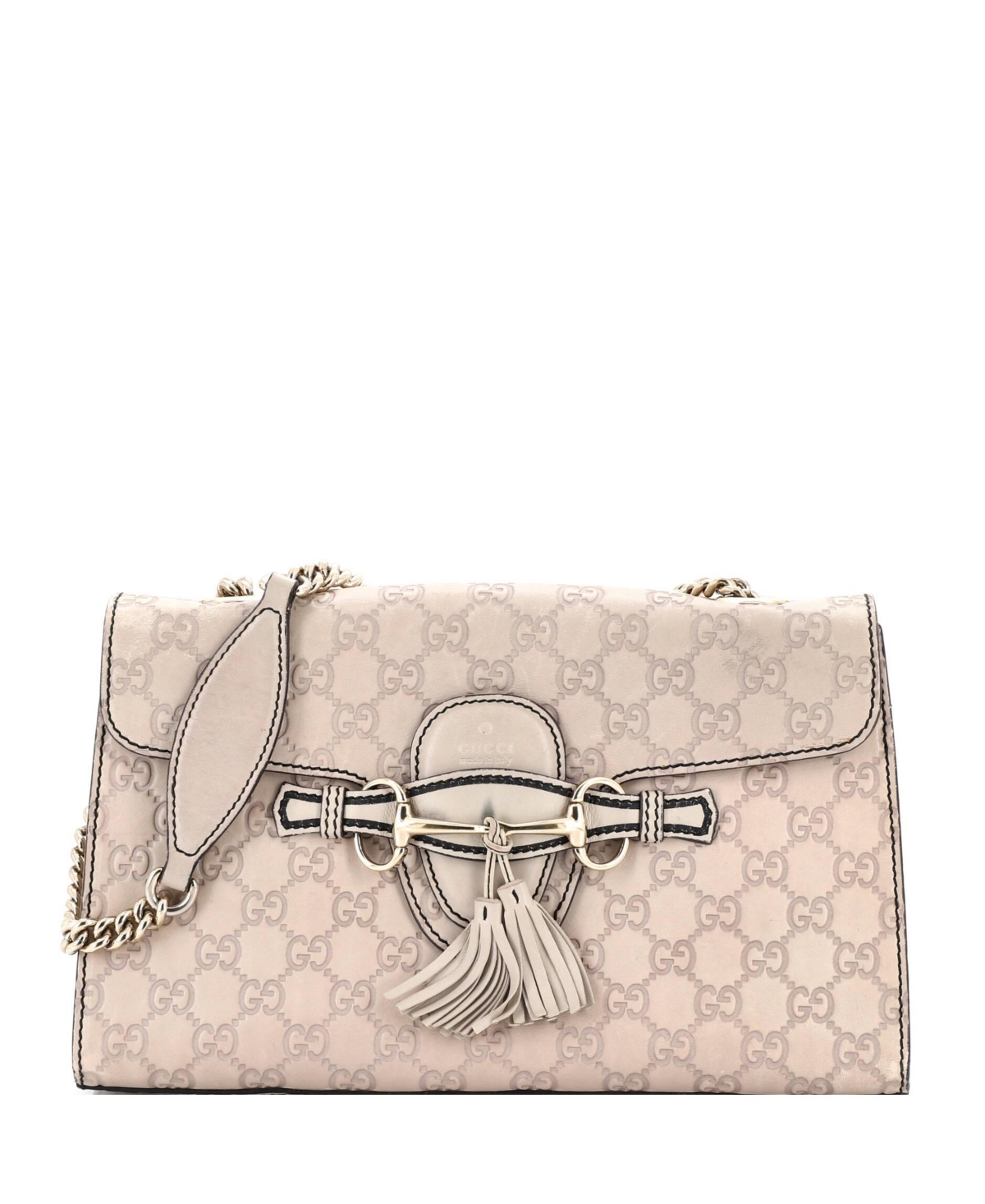Click here for Pre-Owned Gucci Medium Emily Chain Flap Bag Guccis... prices
