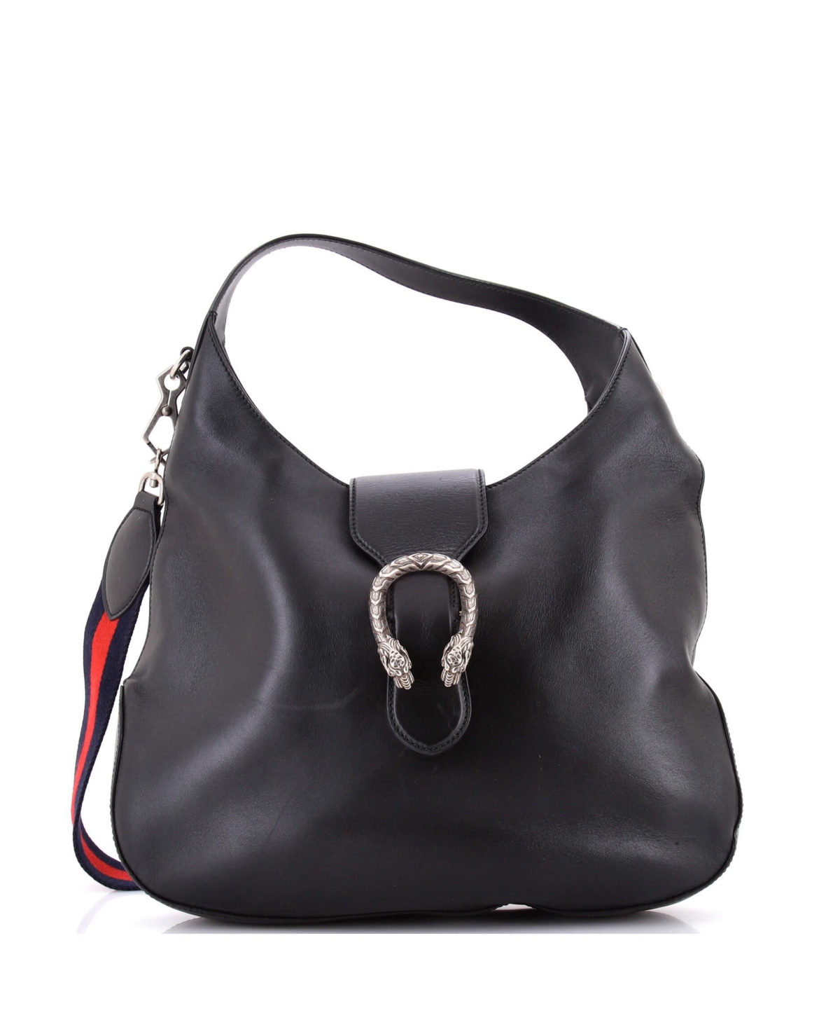 Click here for Pre-Owned Gucci Medium Dionysus Hobo Leather - Bla... prices