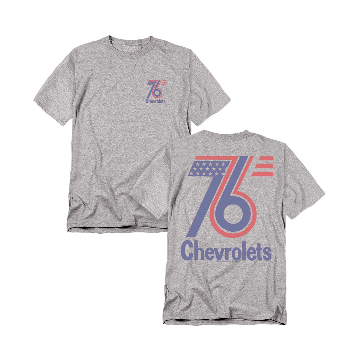 Click here for Corvette Mens Chevrolet 76 Logo Front Back T-Shirt... prices