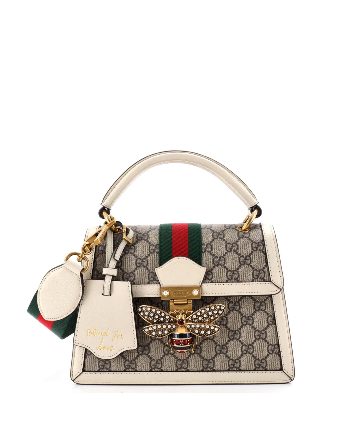 Click here for Pre-Owned Gucci Small Queen Margaret Top Handle Ba... prices