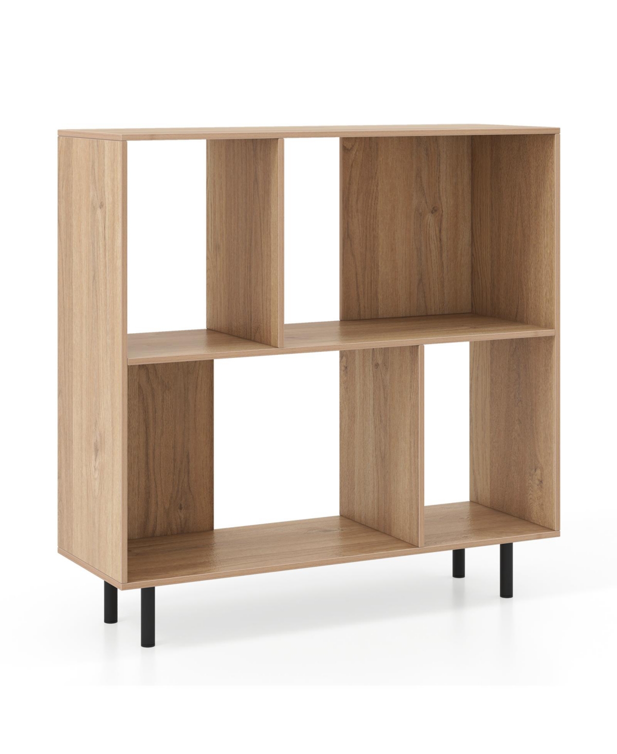 Click here for Slickblue Open Shelf Bookcase with 4 Compartments... prices