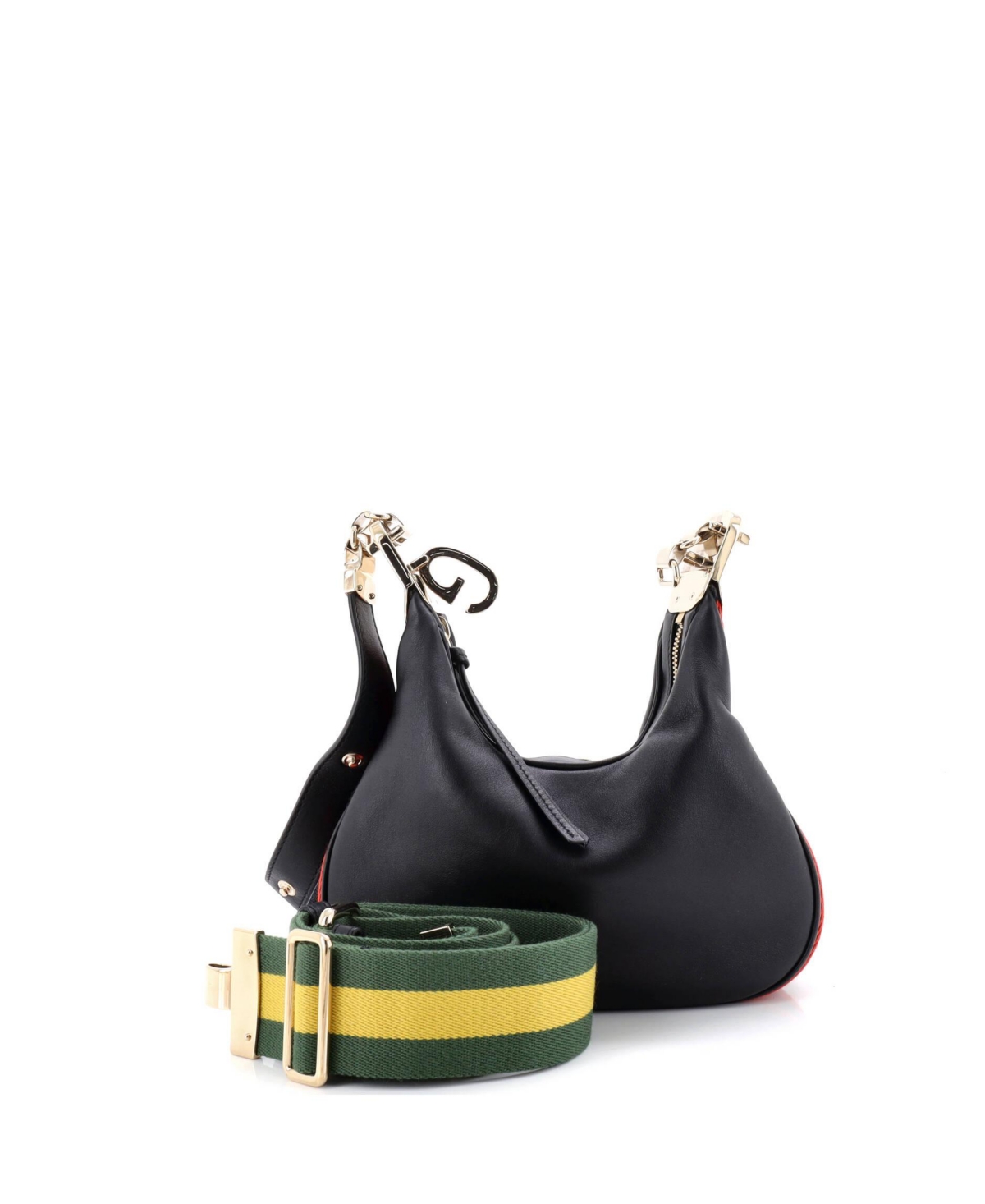 Click here for Pre-Owned Gucci Small Attache Shoulder Bag Leather... prices