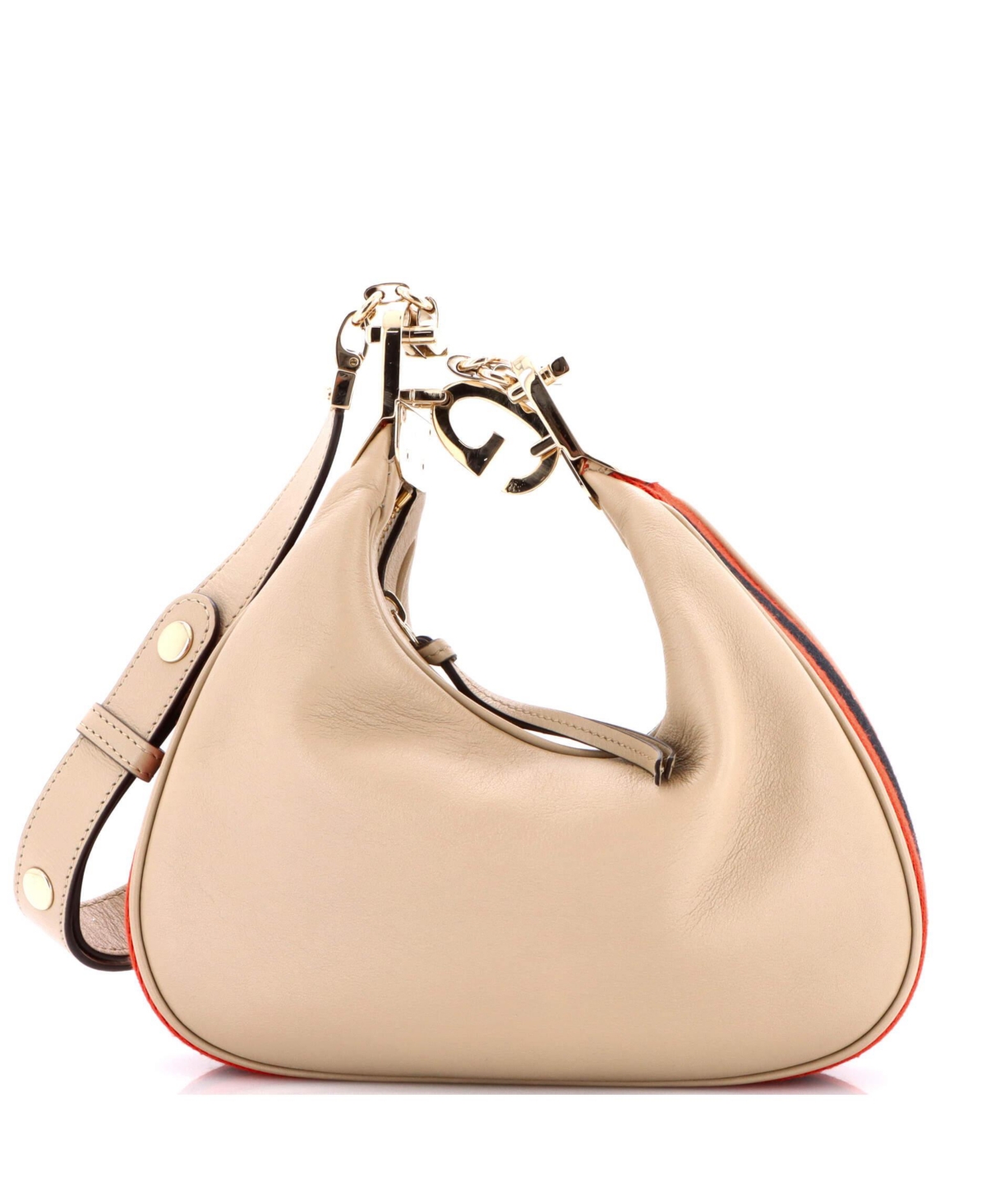 Click here for Pre-Owned Gucci Small Attache Shoulder Bag Leather... prices