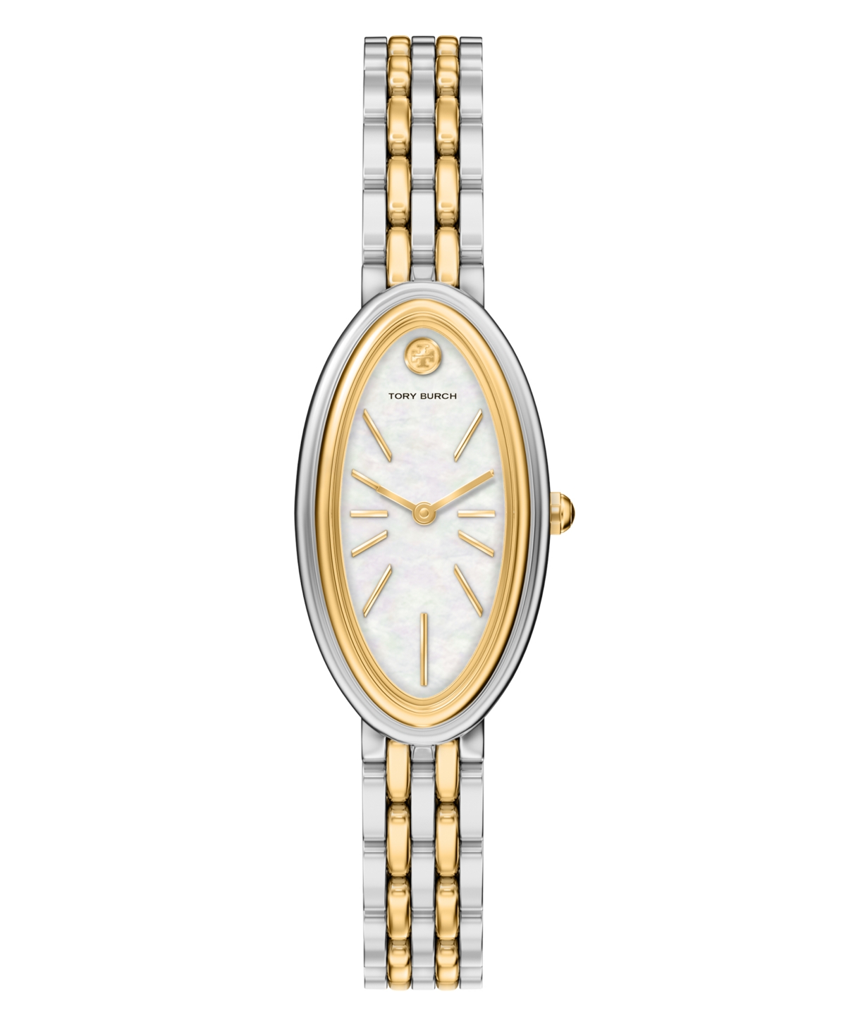 Click here for Tory Burch Womens The Oval Elongated Quartz Two-Ha... prices
