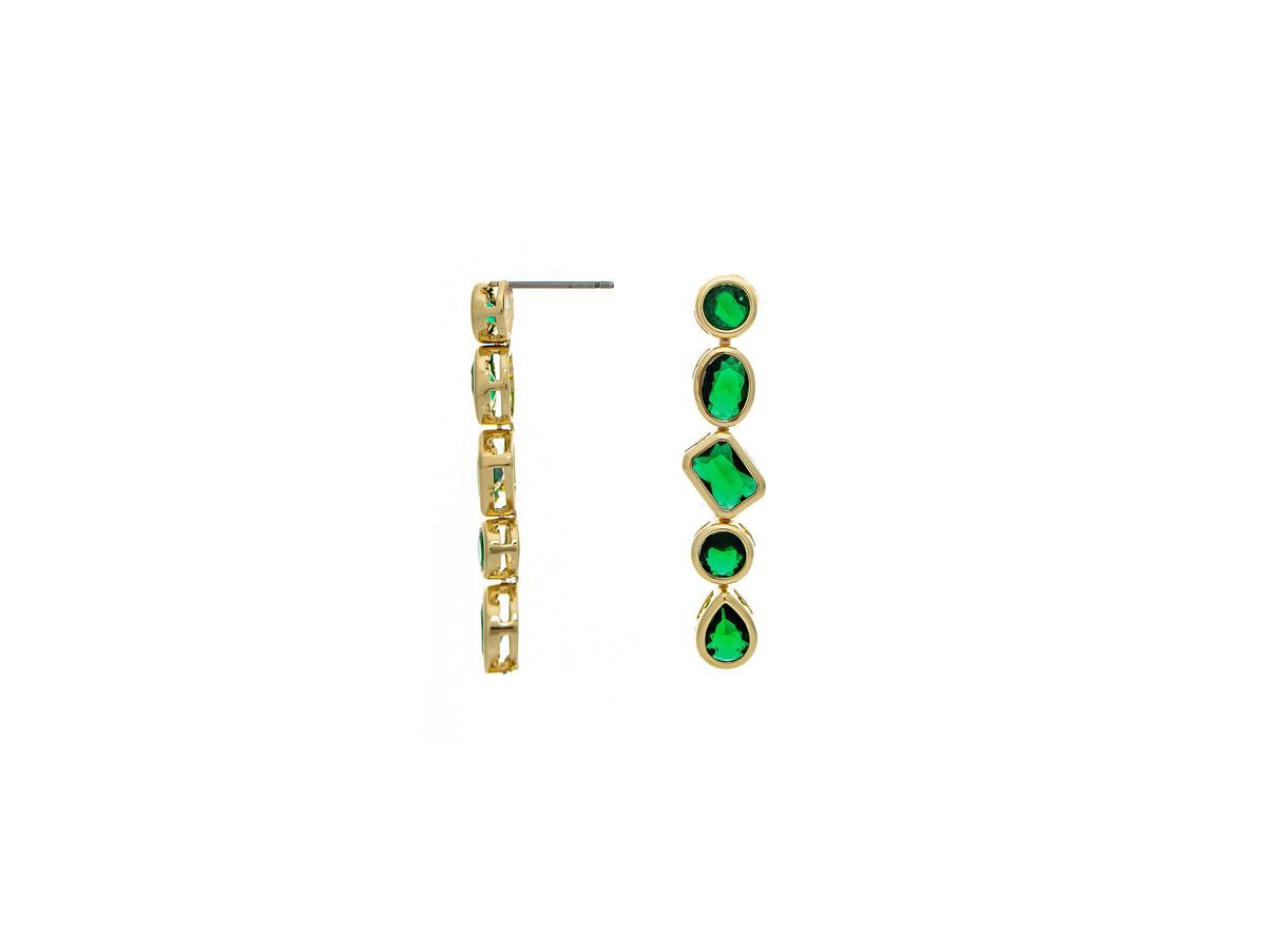 Click here for Rivka Friedman 18K Gold-Plated Bezel Set Multi-Sha... prices