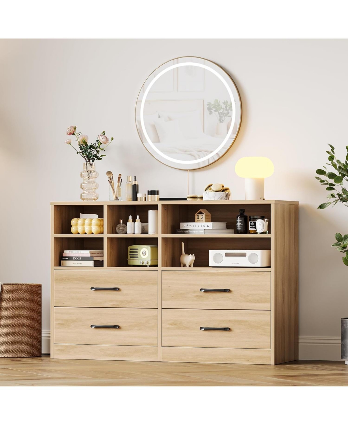 Click here for gaomon Modern 4 Drawer Storage Cabinet  Durable Or... prices