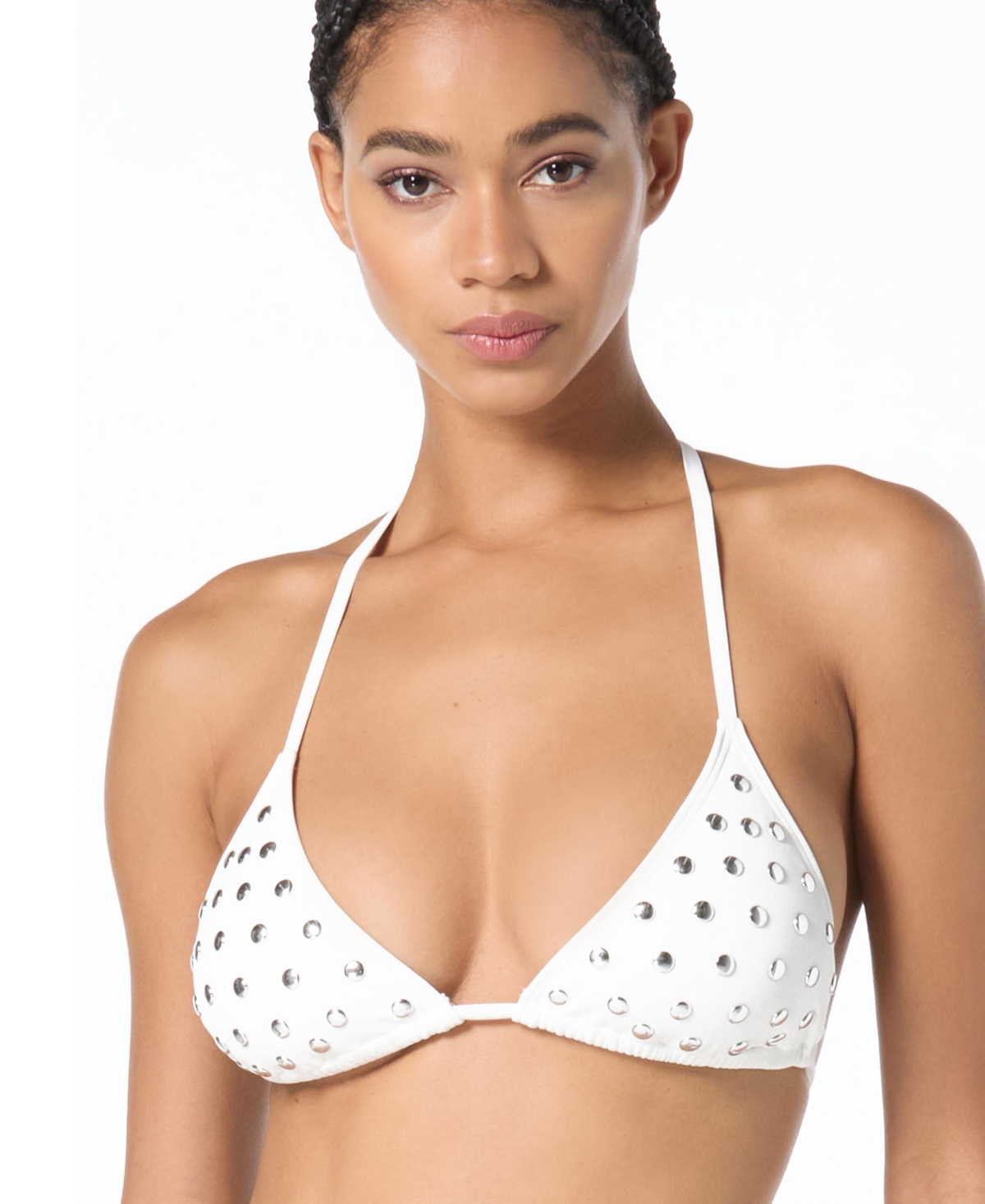 Click here for Michael Michael Kors Womens Tie-Back V-Neck Bikini... prices