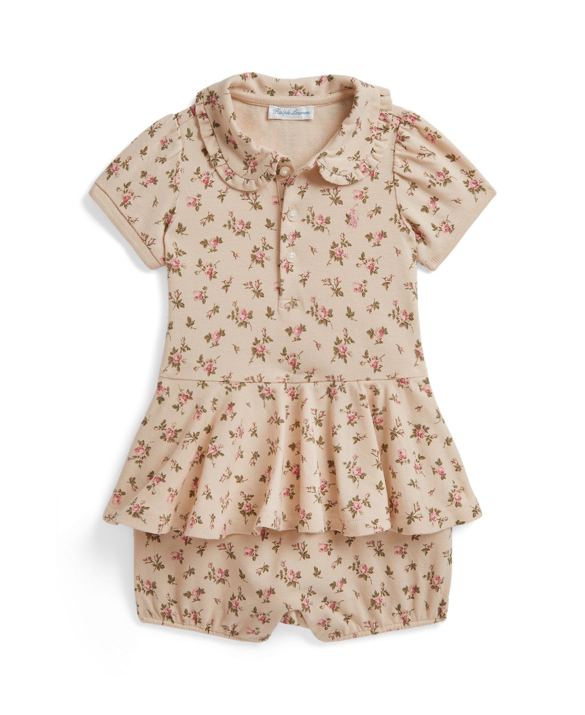 Click here for Polo Ralph Lauren Baby Girls Floral Stretch Mesh P... prices
