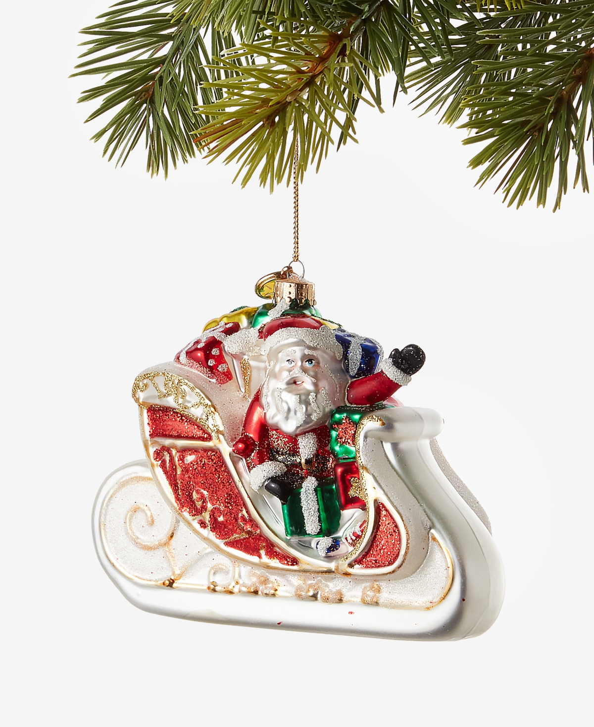 Click here for Macys 100th Thanksgiving Day Parade Glass Sleigh O... prices