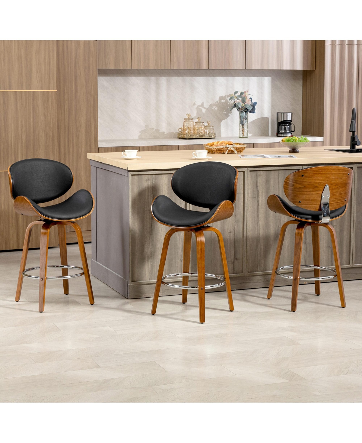 Click here for Dyhome Bar Stools Set of 3  28 Inches Modern Count... prices