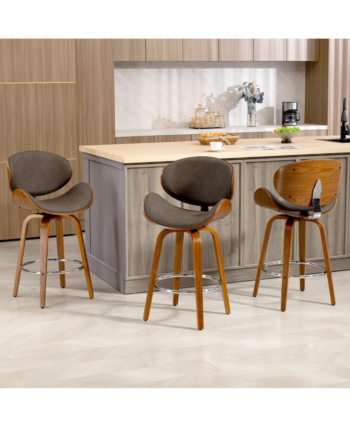 Click here for Dyhome Bar Stools Set of 3  28 Inches Modern Count... prices