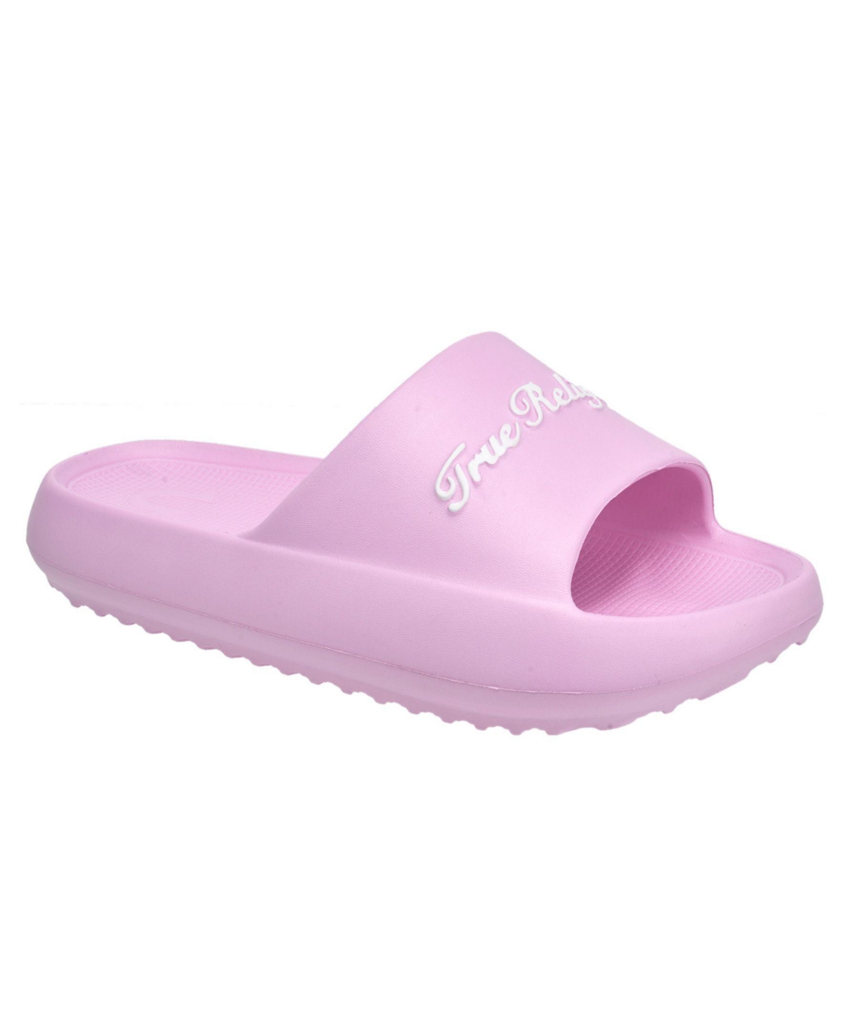 Click here for True Religion Womens Foxy Logo Slide - Pink prices