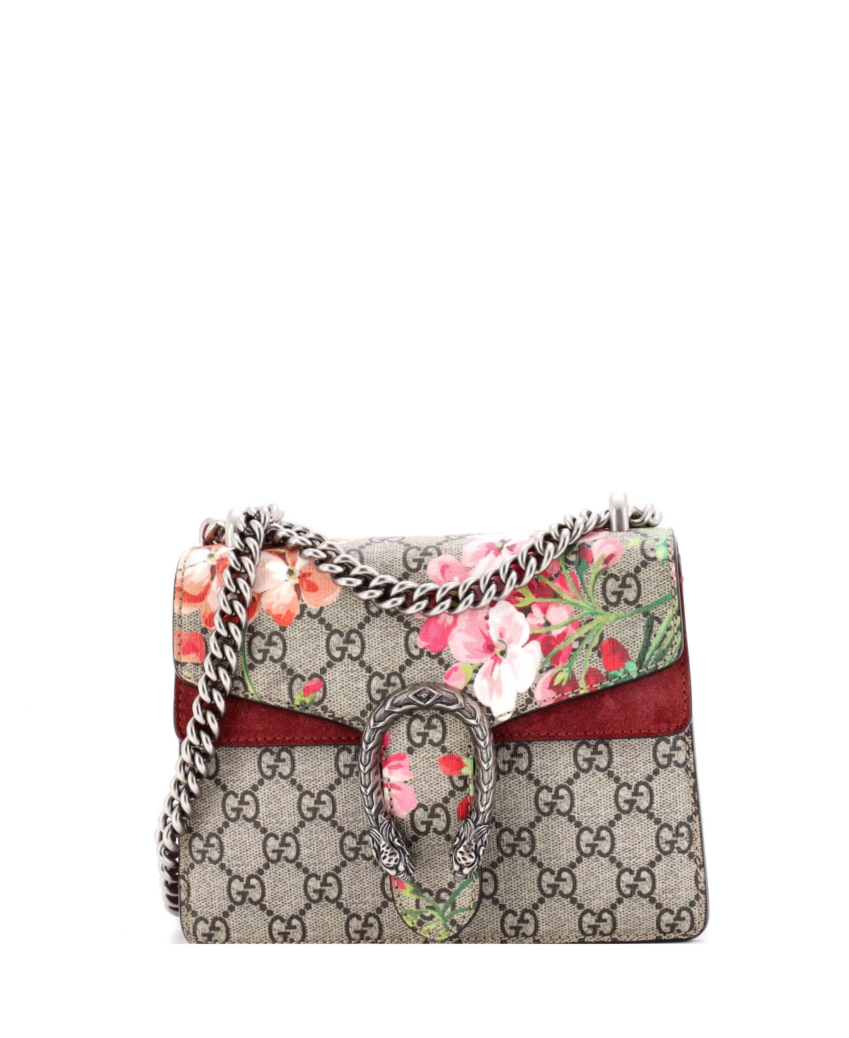 Click here for Pre-Owned Gucci Mini Dionysus Bag Blooms Print Gg... prices