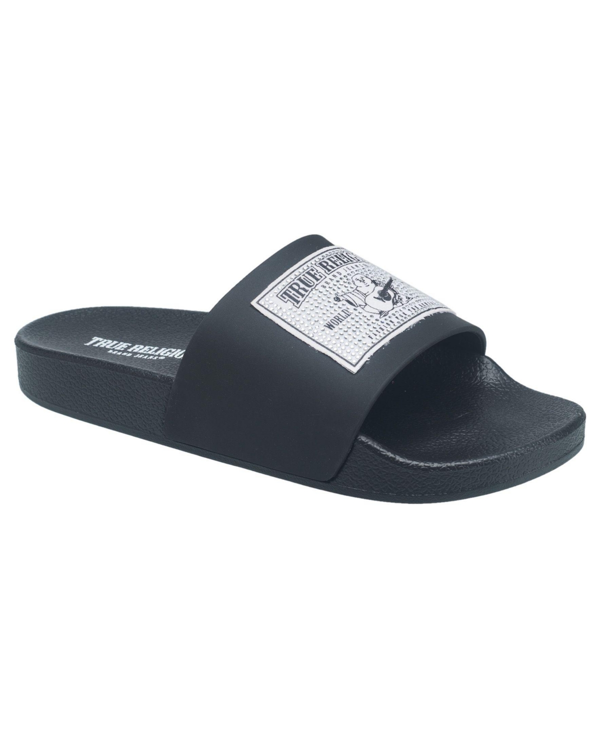 Click here for True Religion Womens Kendra Pool Slide - Black prices