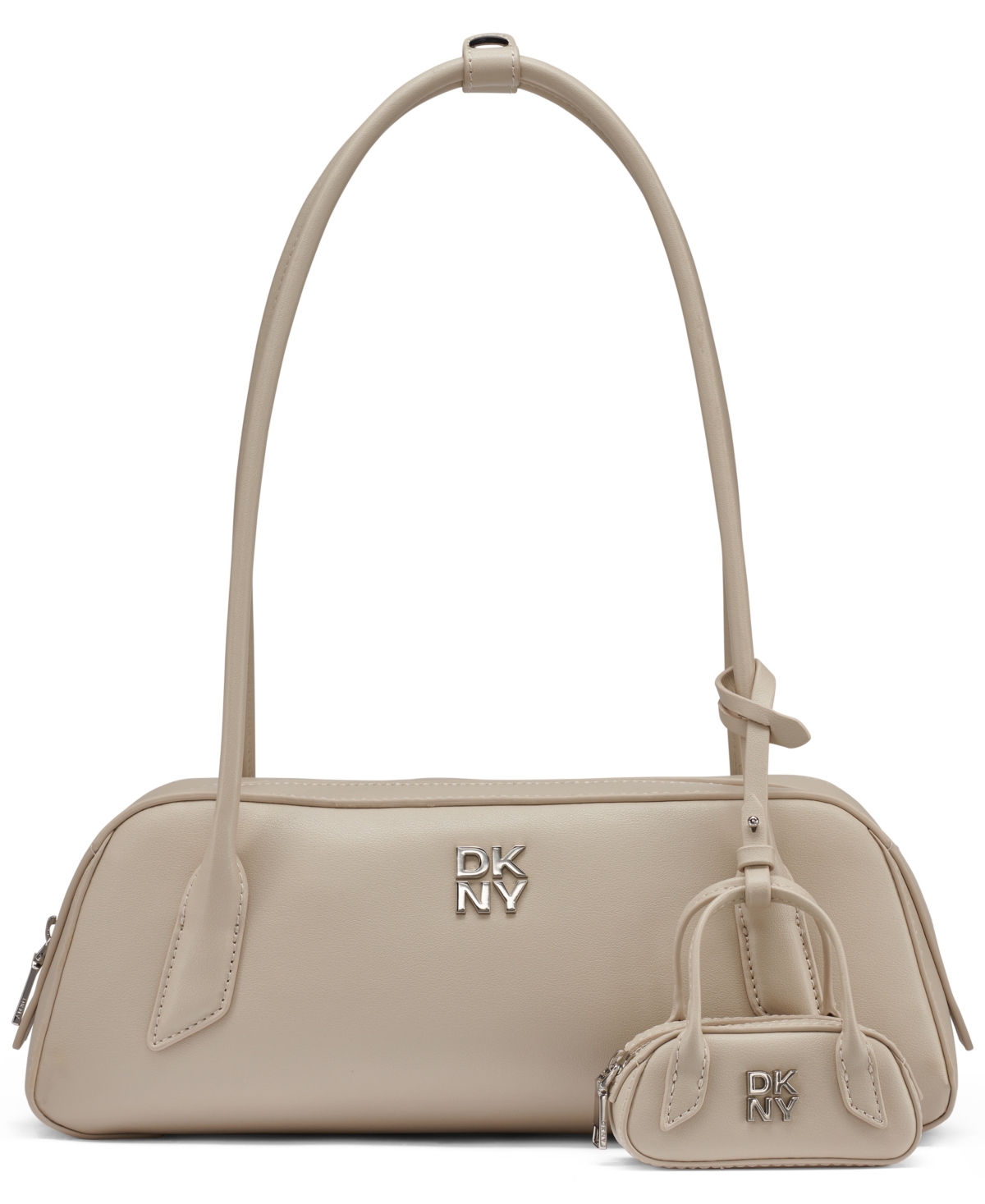 Click here for Dkny Tiana East-West Medium Shoulder Bag - Light T... prices