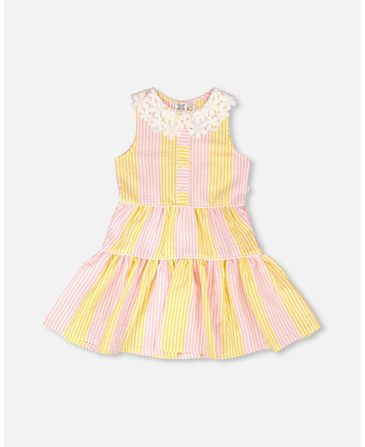 Click here for Deux par Deux Little Girls Sleeveless Dress - Pink... prices