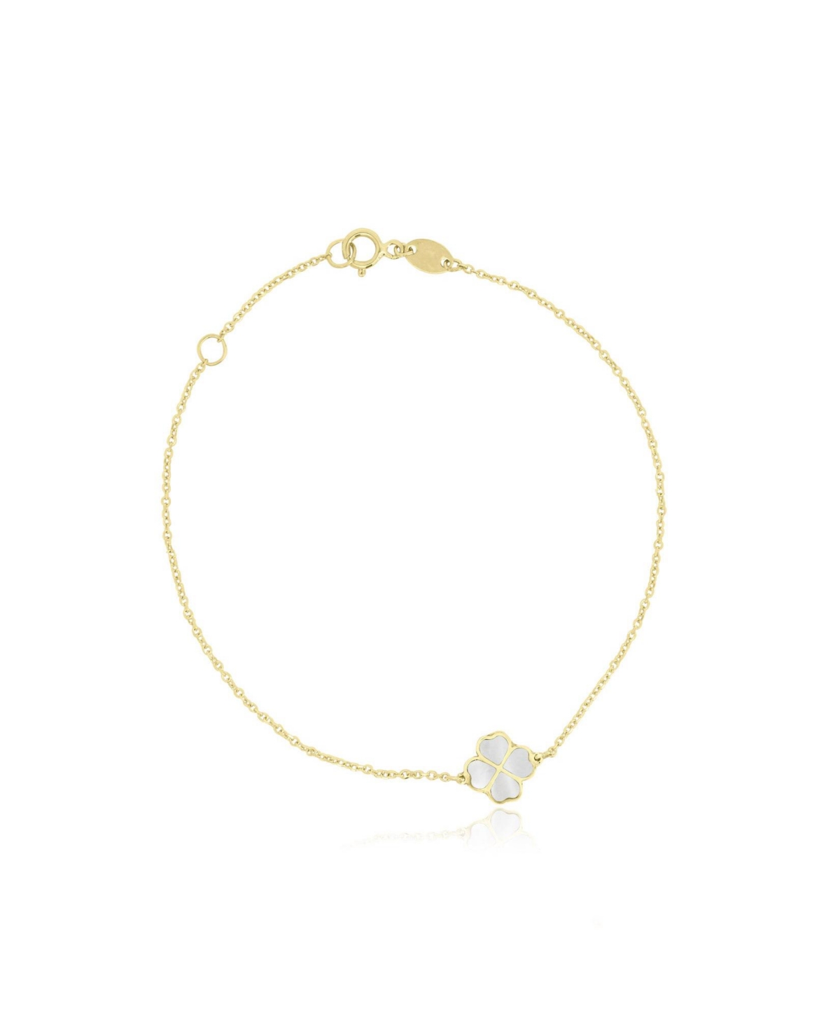Click here for The Lovery Mother of Pearl Lucky Clover Bracelet 1... prices