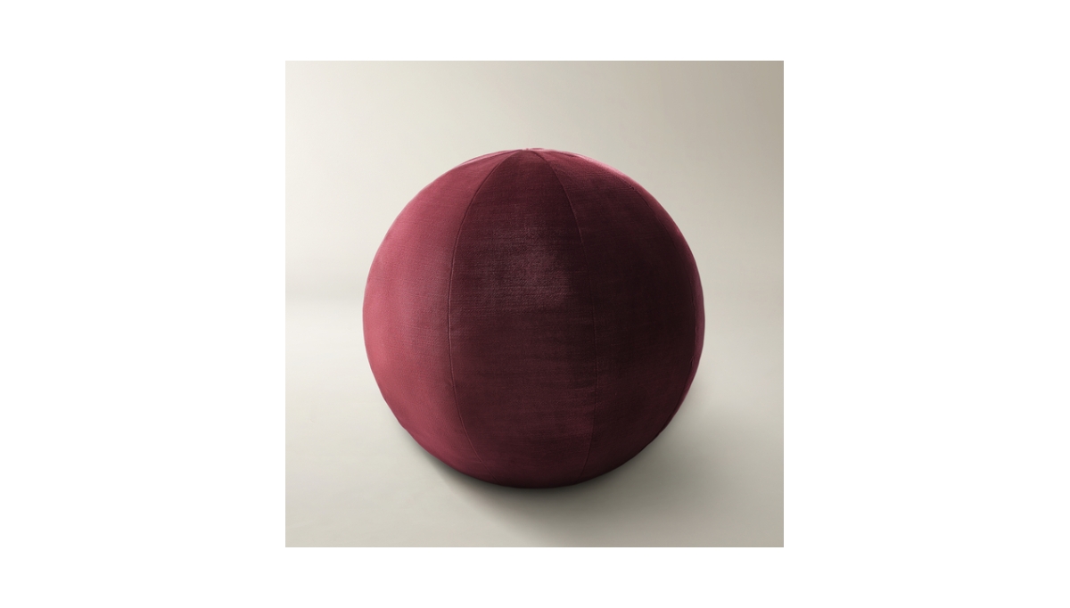 Click here for Veda Velvet Ball Pillow 12" - Burgundy - Burg... prices
