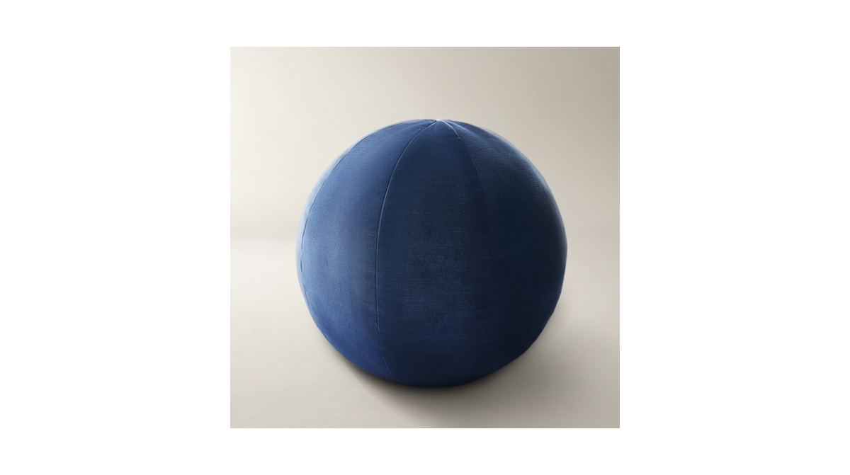 Click here for Veda Velvet Ball Pillow 12" - Burgundy - Blue prices