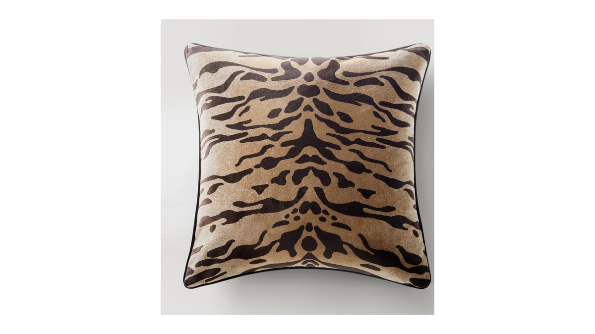 Click here for Bronze Tiger Pillow 22" - Brown prices