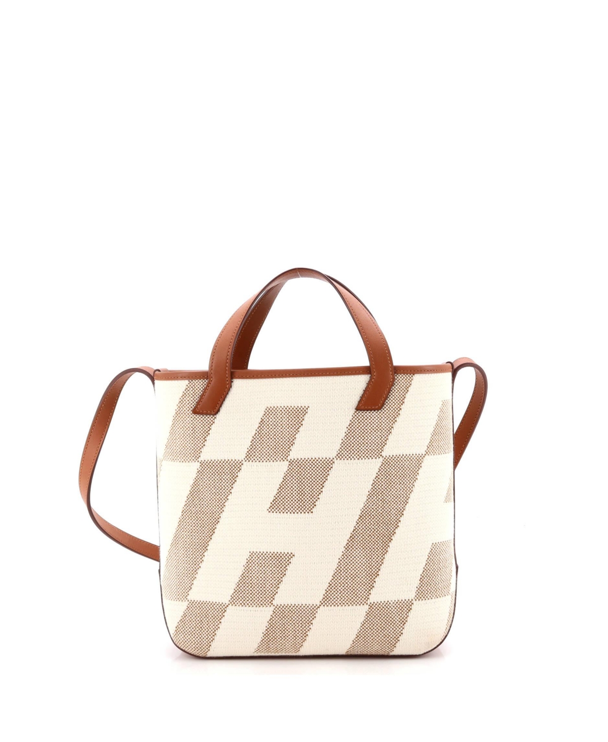 Click here for Pre-Owned HERMES 27 Cabas H en Biais Tote Canvas w... prices