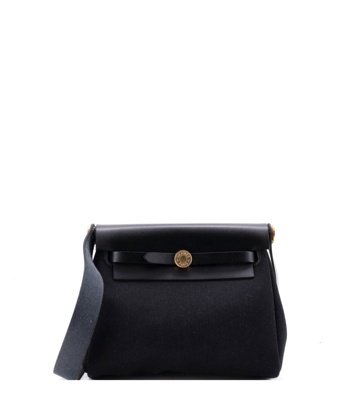 Click here for Pre-Owned HERMES 20 Herbag Zip Toile and Leather -... prices