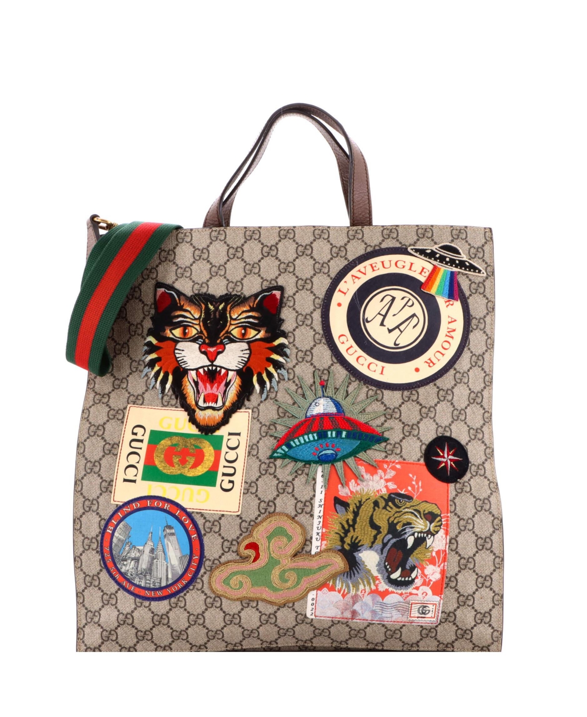 Click here for Pre-Owned Gucci North South Courrier Convertible S... prices