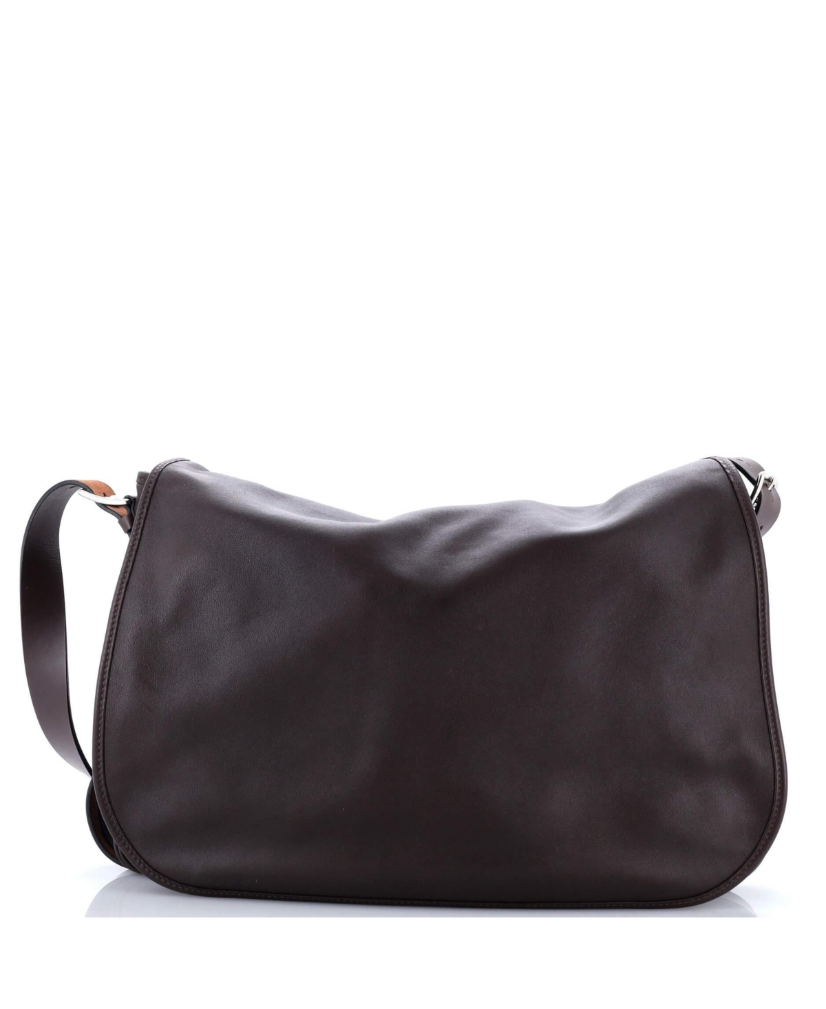 Click here for Pre-Owned Hermes 45 Barda Messenger Bag Veau Sikki... prices