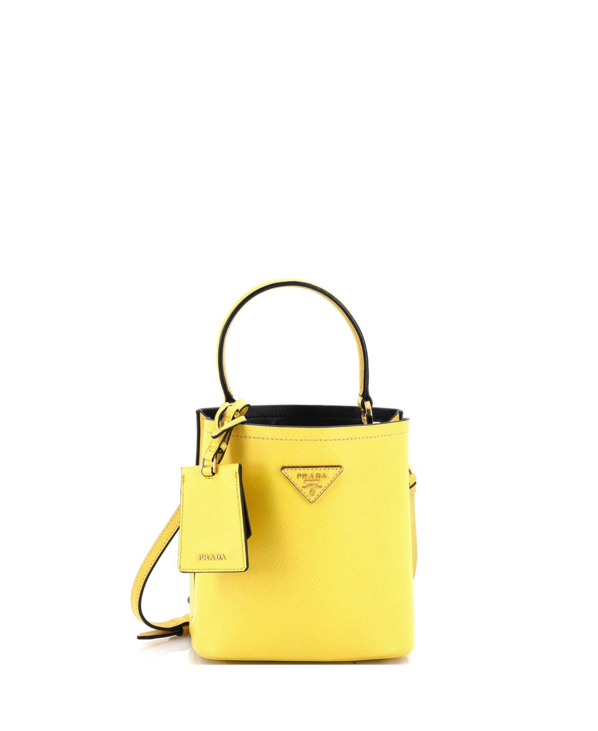 Click here for Pre-Owned Prada Small Panier Bucket Bag Saffiano L... prices