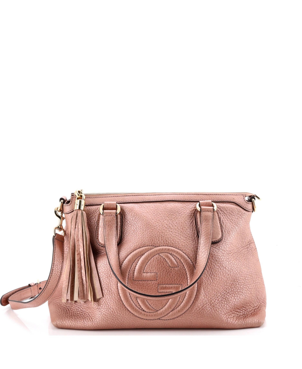 Click here for Pre-Owned Gucci Soho Convertible Soft Top Handle B... prices