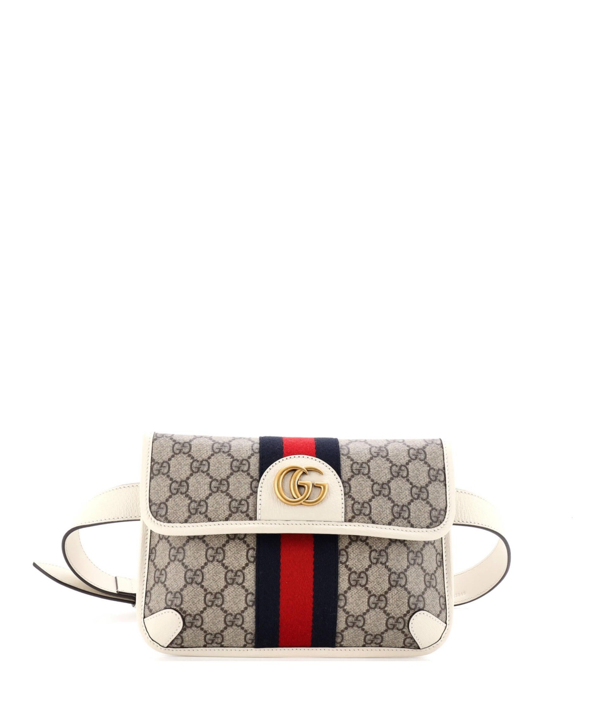 Click here for Pre-Owned Gucci Ophidia Flap Belt Bag Gg Coated Ca... prices