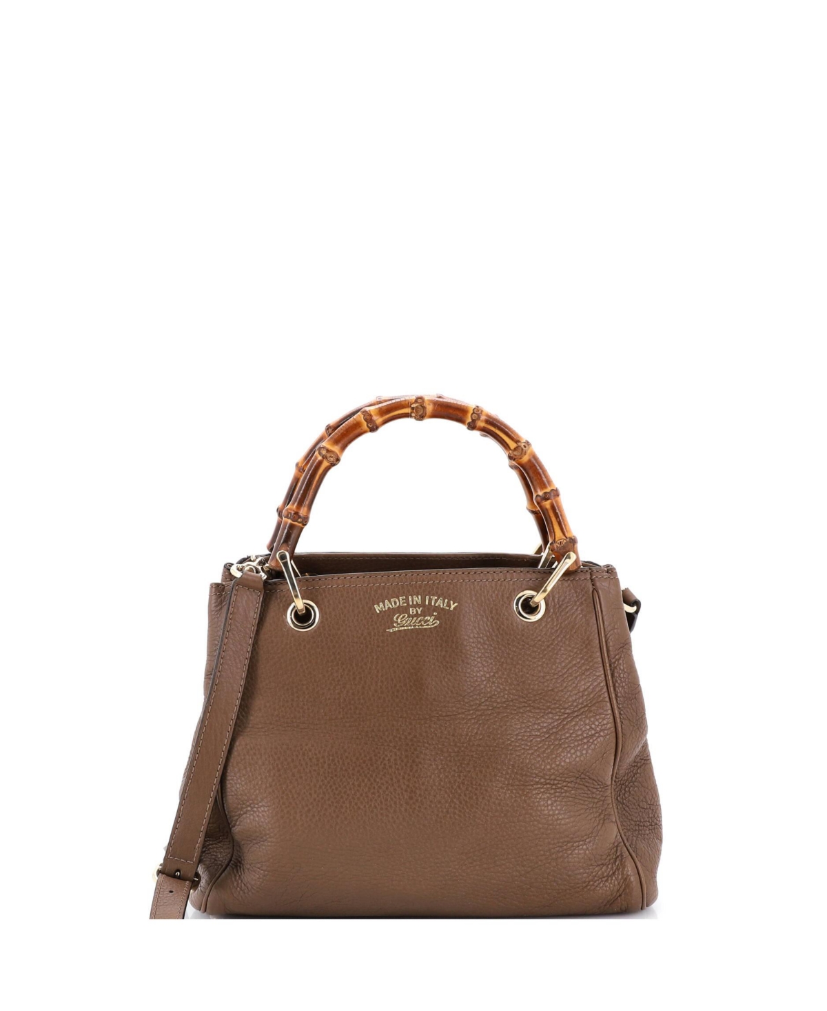Click here for Pre-Owned Gucci Small Bamboo Shopper Tote Leather... prices