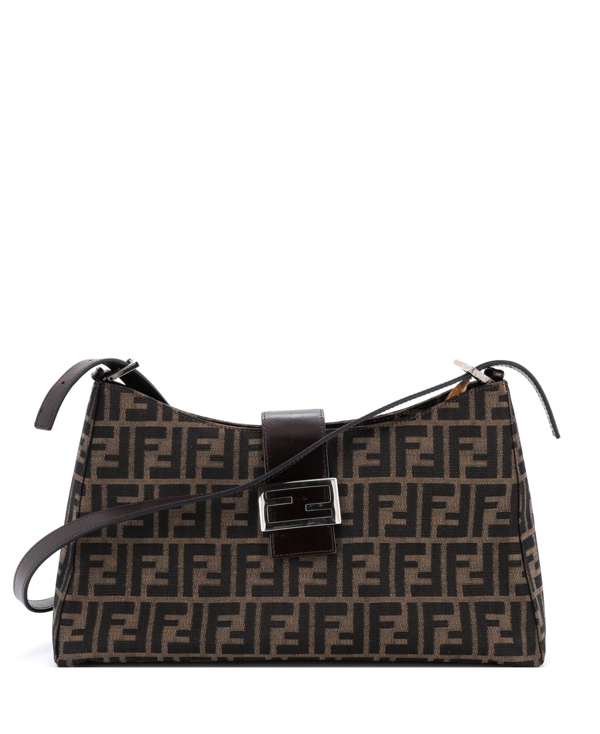 Click here for Pre-Owned Fendi Medium Vintage Shoulder Bag Zucca... prices