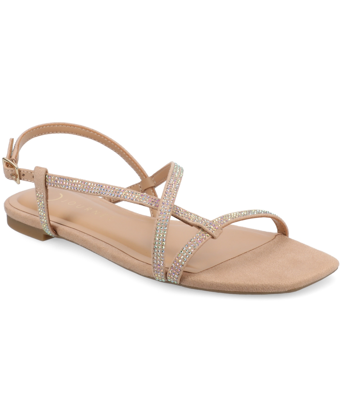 Click here for Journee Collection Womens Francis Strappy Glitter... prices