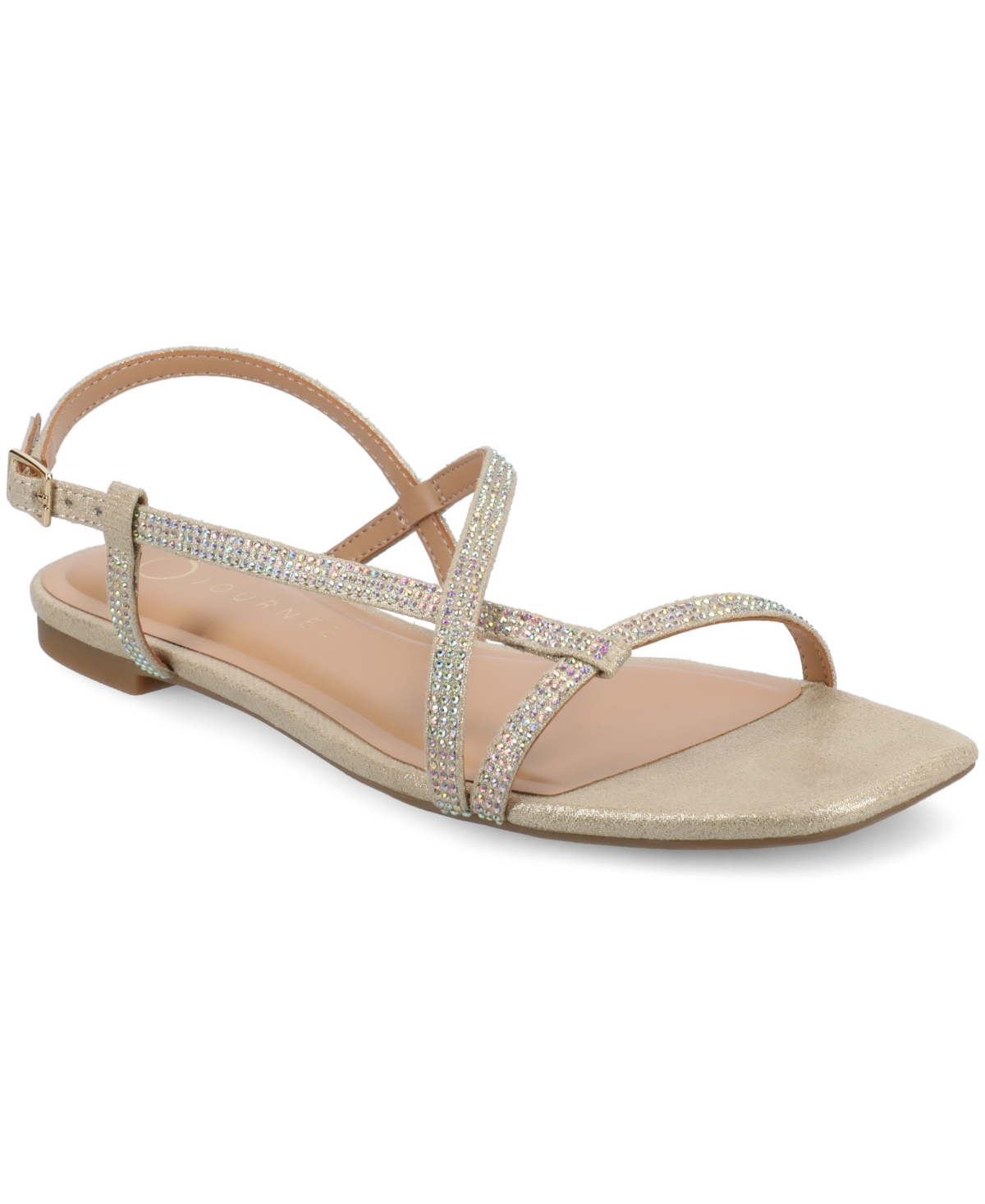 Click here for Journee Collection Womens Francis Strappy Glitter... prices