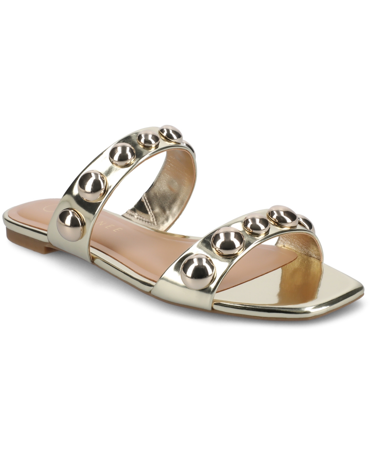 Click here for Journee Collection Womens Frida Studded Slide Flat... prices