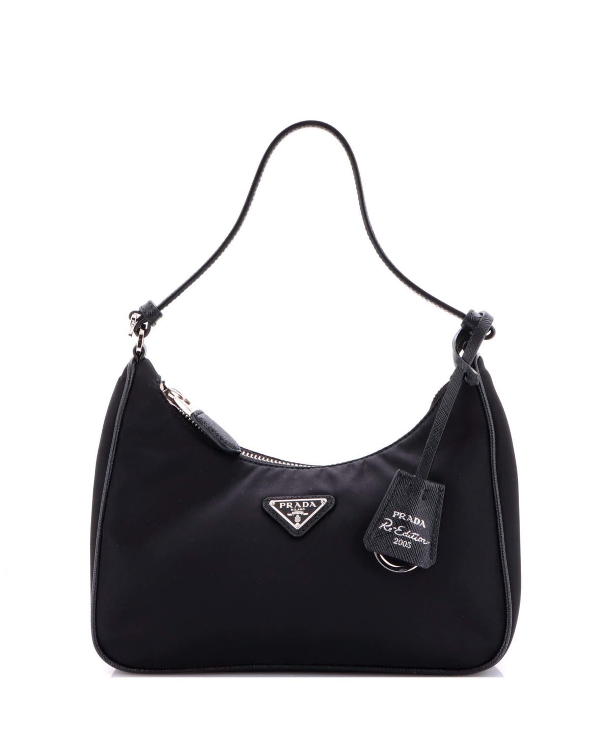 Click here for Pre-Owned Prada Mini Re-Edition 2005 Hobo Tessuto... prices