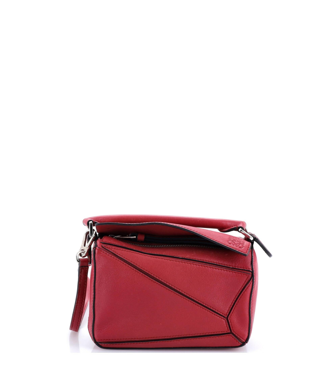 Click here for Pre-Owned Loewe Mini Puzzle Bag Leather - Red prices