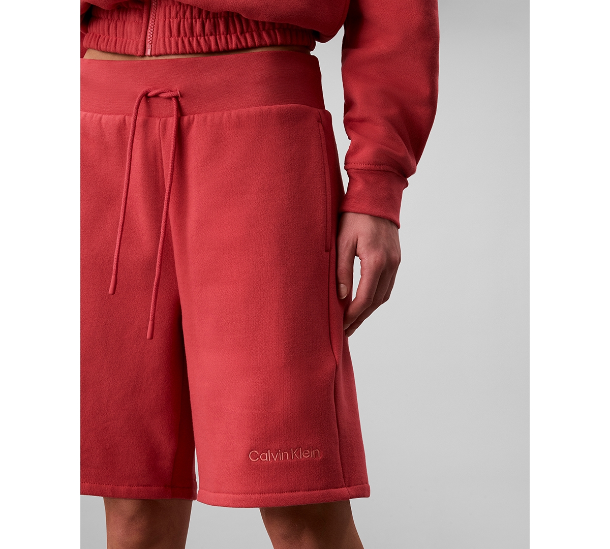 Click here for Calvin Klein Performance Womens Fleece Mid Rise Sh... prices