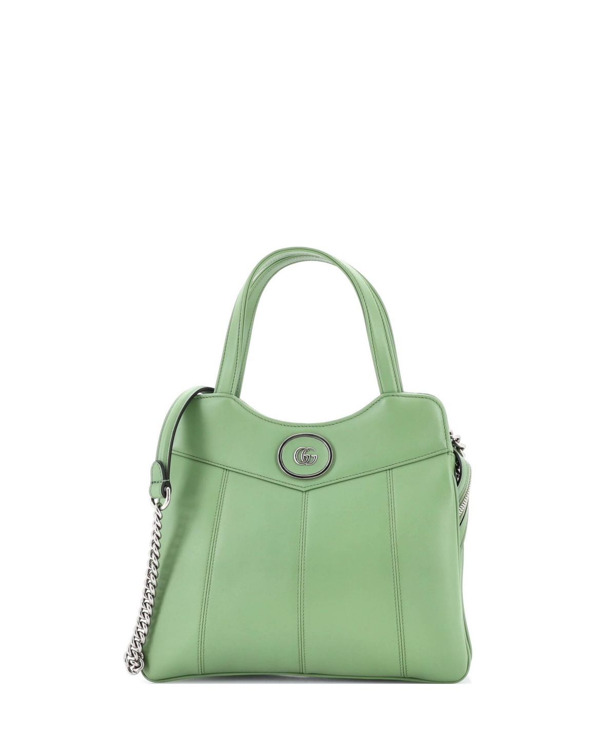 Click here for Pre-Owned Gucci Small Petite Gg Tote Quilted Leath... prices