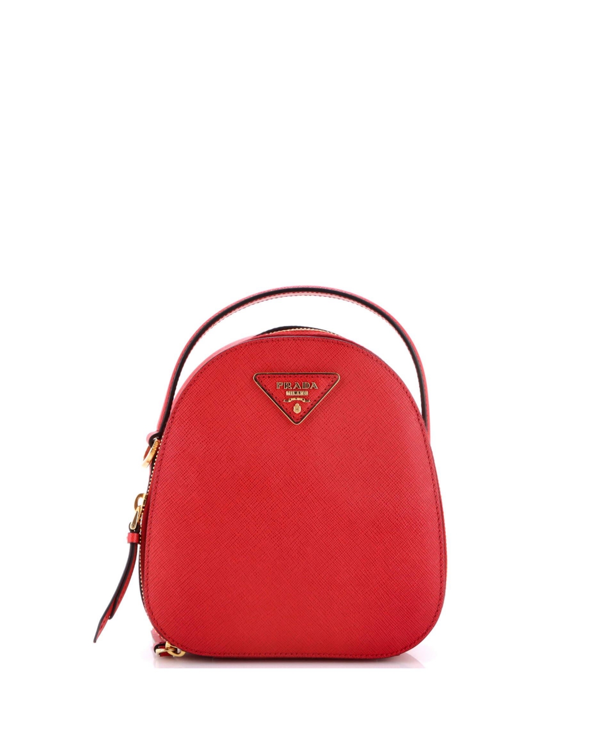 Click here for Pre-Owned Prada Mini Odette Zip Backpack Saffiano... prices